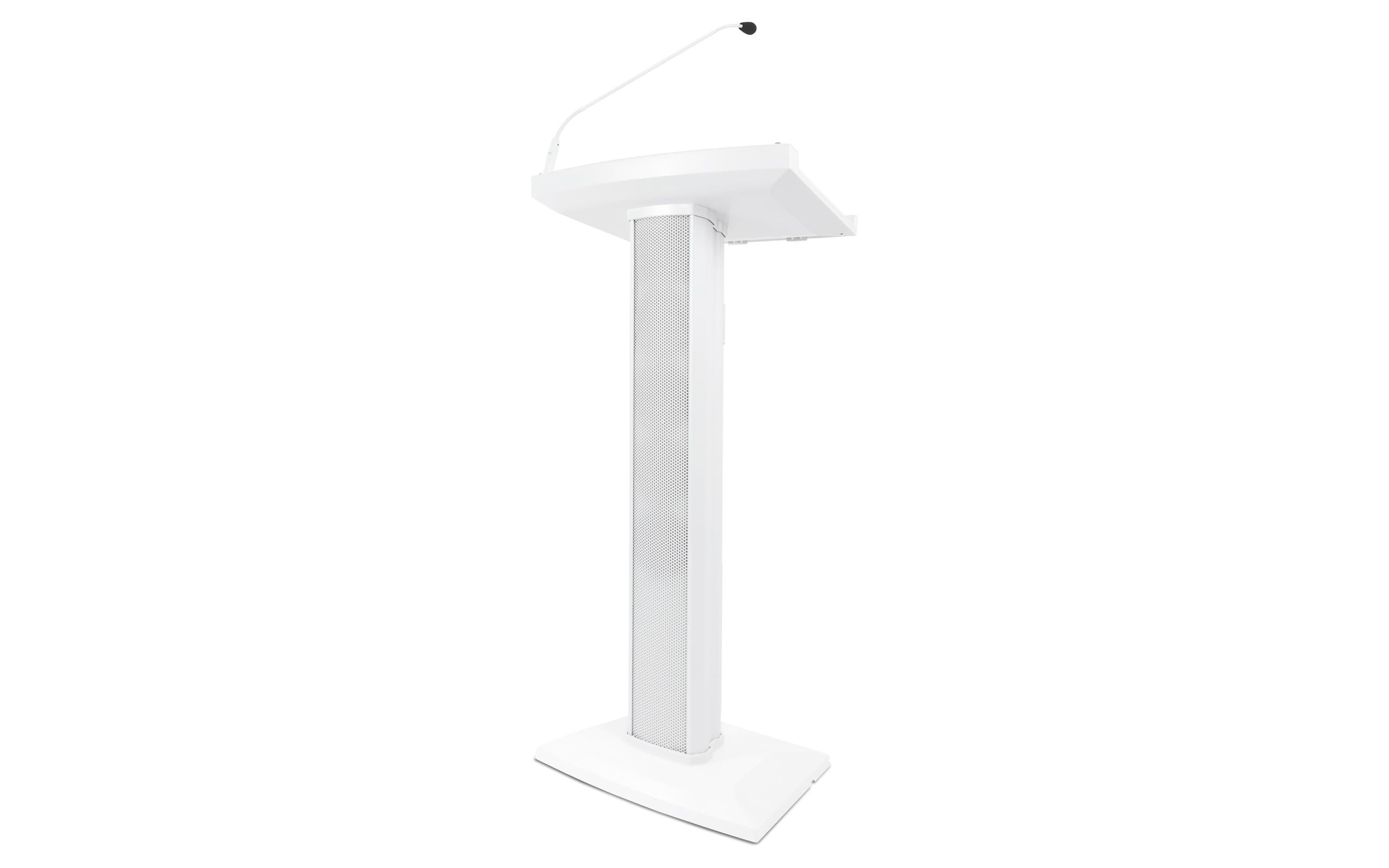 Denon Pro Amplified Speaker Lectern in White