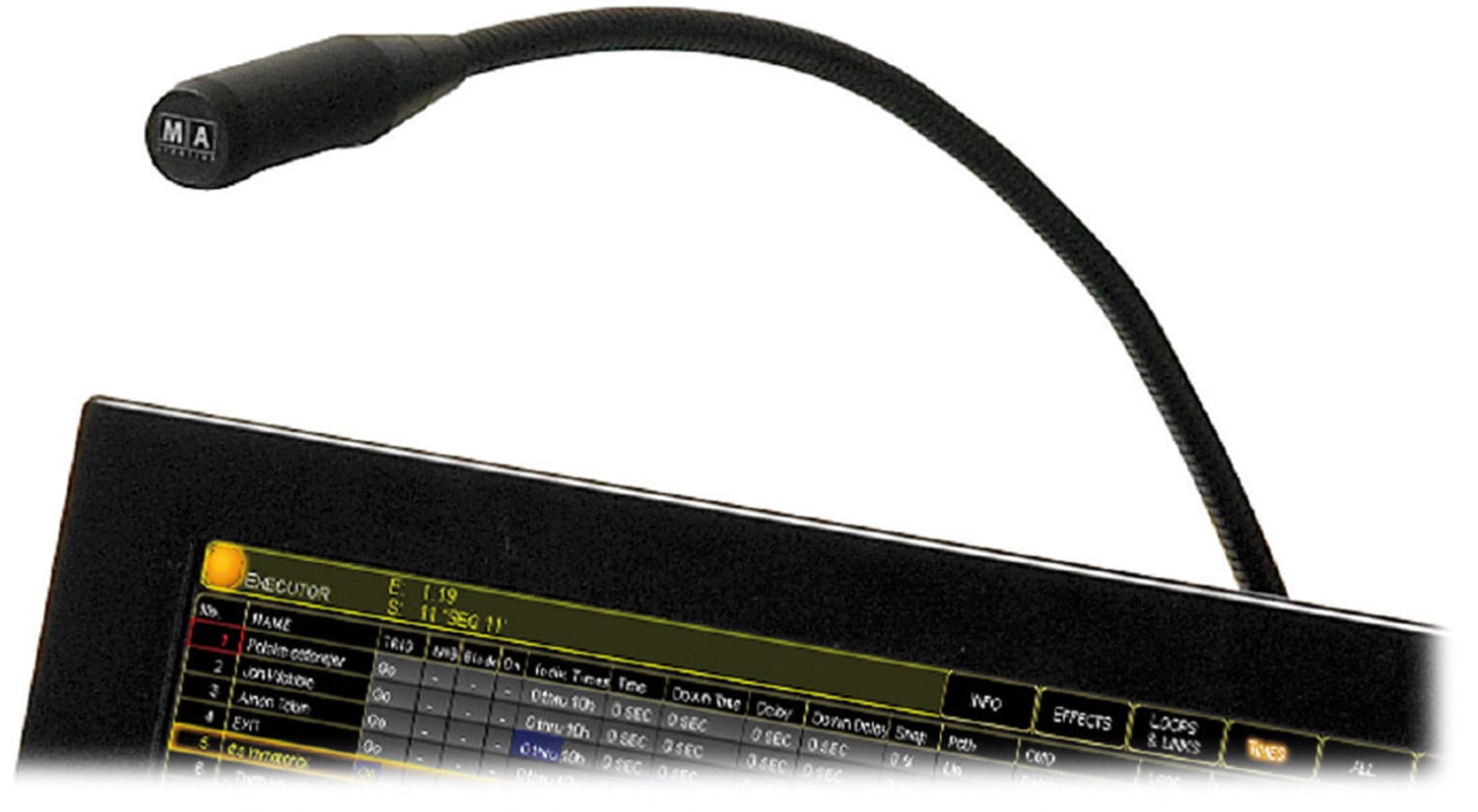 MA Lighting MA120122 4-Pin LED Desklamp for grandMA2 Consoles