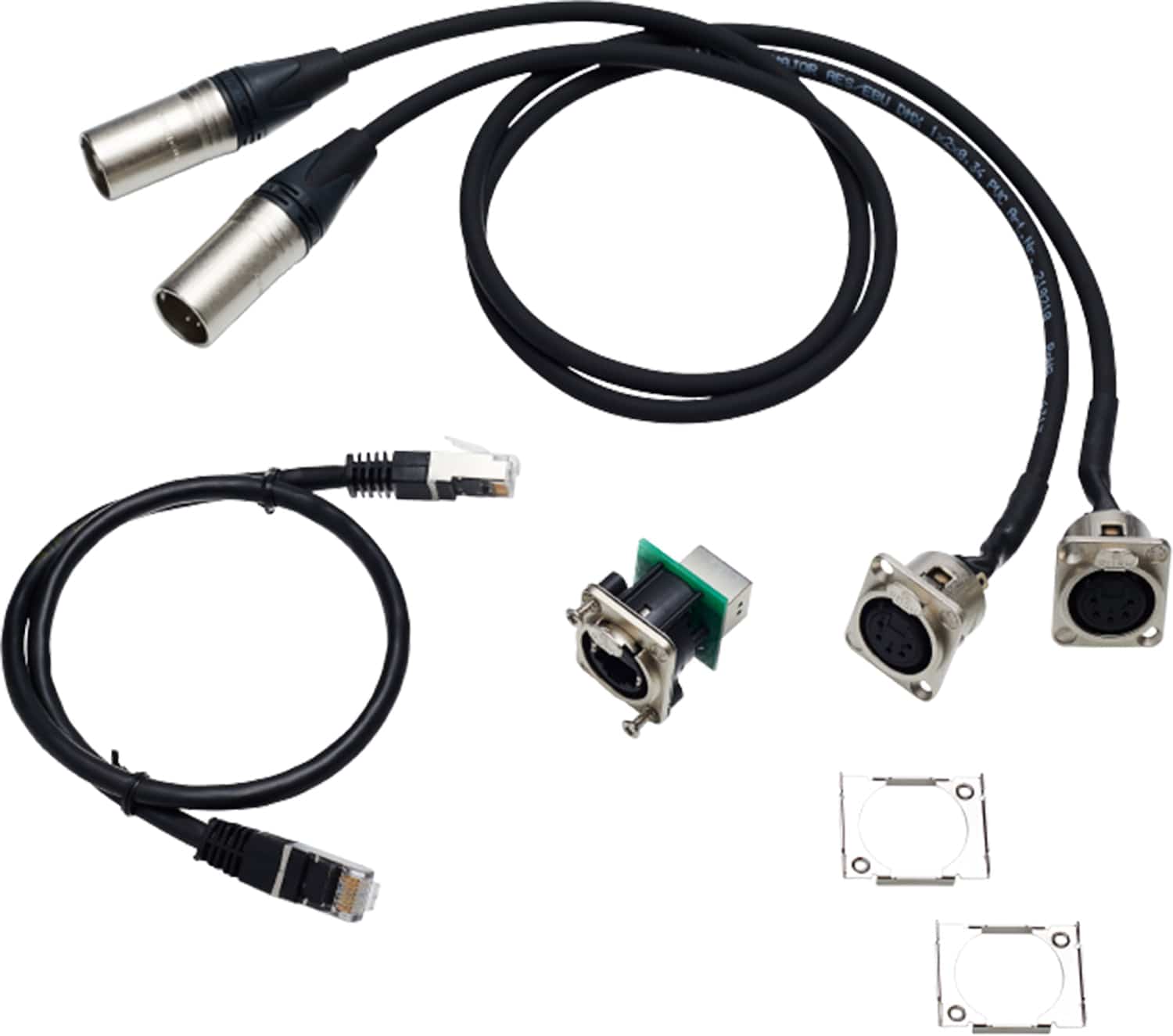 MA Lighting MA210650 Adapter Cable Set for 2-Port Node 5-Pin XLR Rack ...