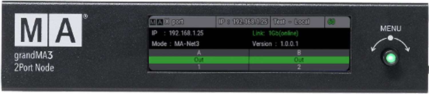 MA Lighting MA4010515-1 MA grandMA3 2-Port Node POE | Solotech