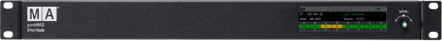 MA Lighting MA4010517 MA grandMA3 8-Port Node – Solotech