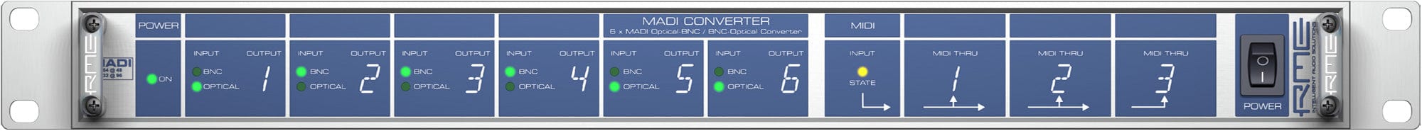 RME MADI Converter 2x6-Channel MADI Optical and Coaxial Converter