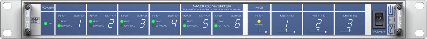 RME MADI Converter 2x6-Channel MADI Optical and Coaxial Converter ...