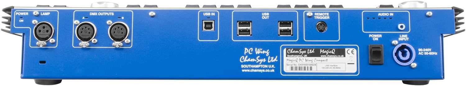 ChamSys MagicQ PC Wing Compact USB DMX Controller