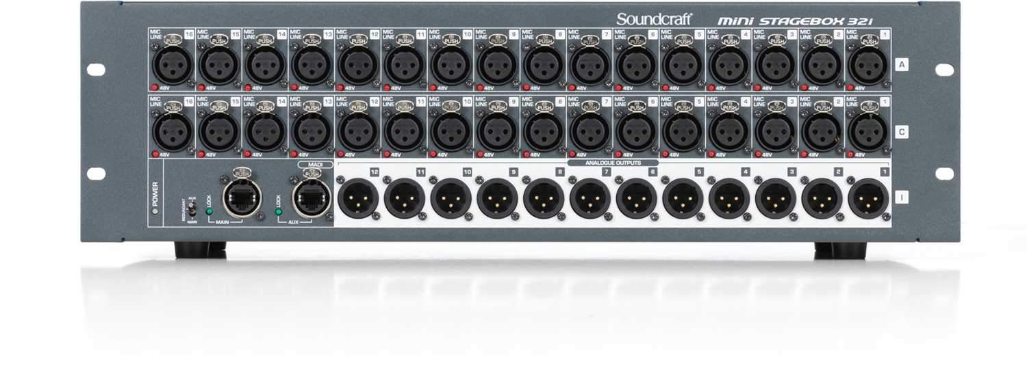Soundcraft Mini Stagebox 32i Digital Stagebox with MADI Card
