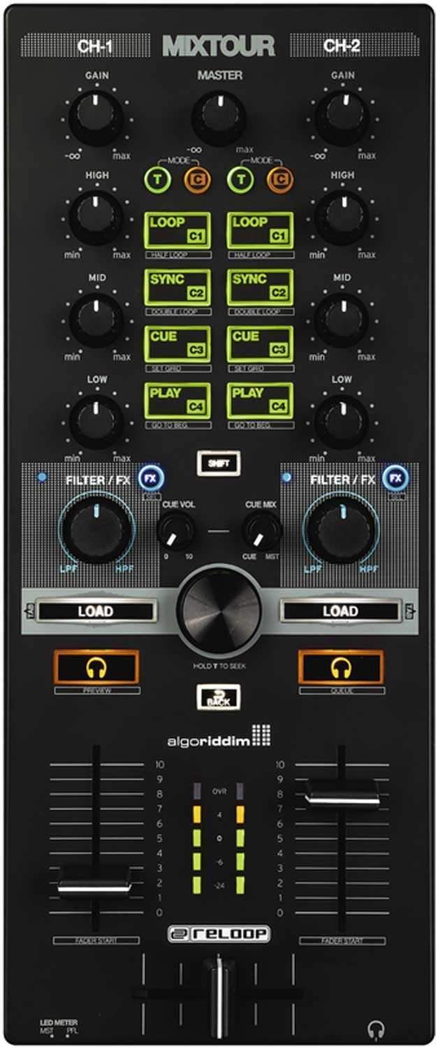 Reloop Mixtour DJ Controller & Audio Interface | Solotech
