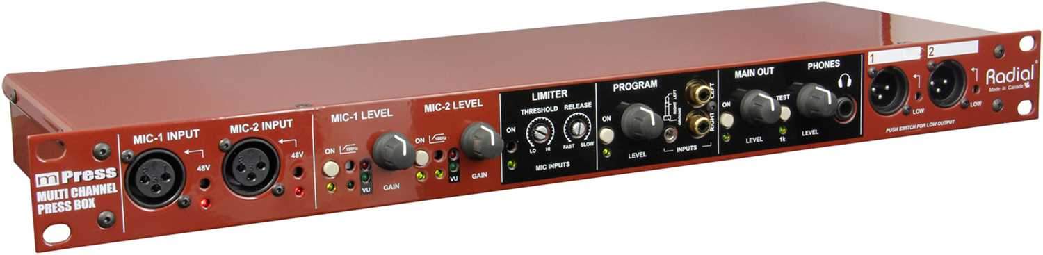 Radial mPress Press-box Master Section