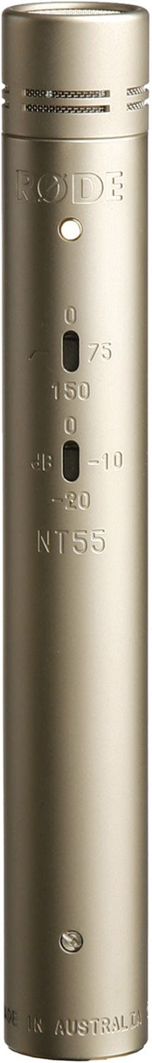 Rode NT55 Compact 1/2-Inch Cardioid and Omnidirectional Condenser ...