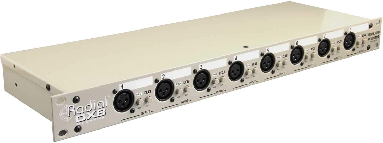 Radial OX8-j 8-Channel Microphone Splitter