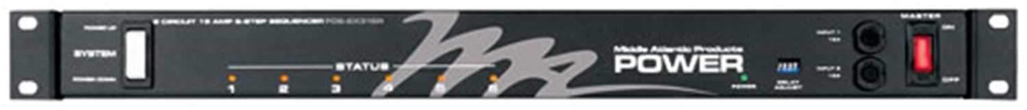 Mid Atlantic PDS3X315R 6 Outlet Sequenced Power