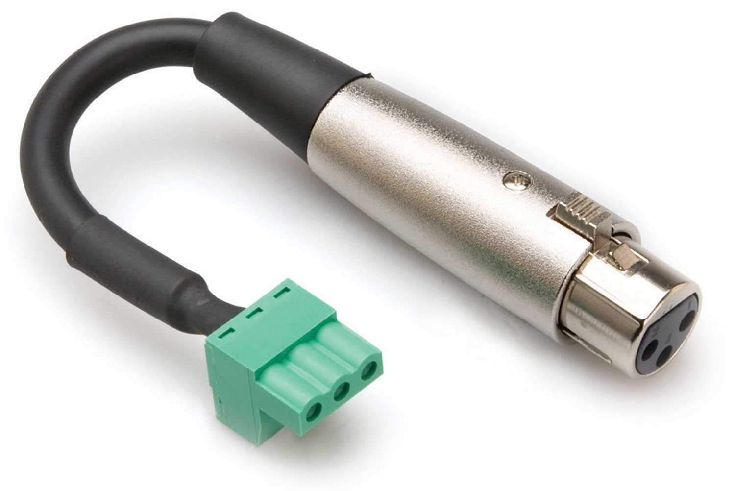 Phoenix (F) to 3-Pin XLR (F) Adaptor - 6 Inch