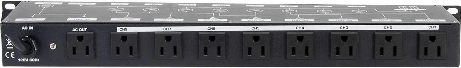 ADJ American DJ POW-R BAR RACK USB Rack Mount Power Center
