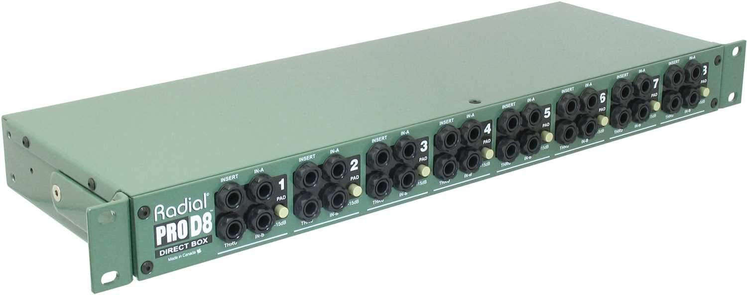 Radial ProD8 8Ch Passive Rack DI for Keyboards
