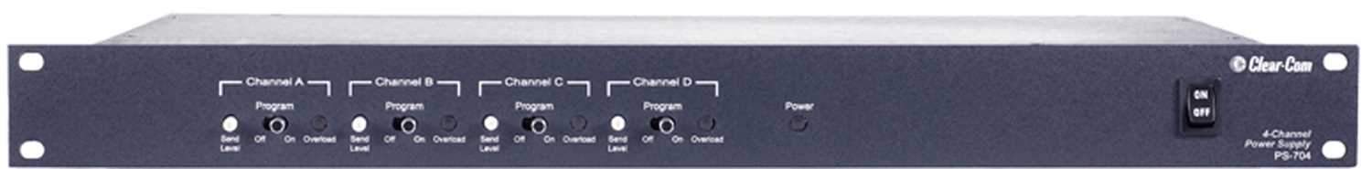 Clear-Com PS-704 4-Channel Rack Mount Power Supply