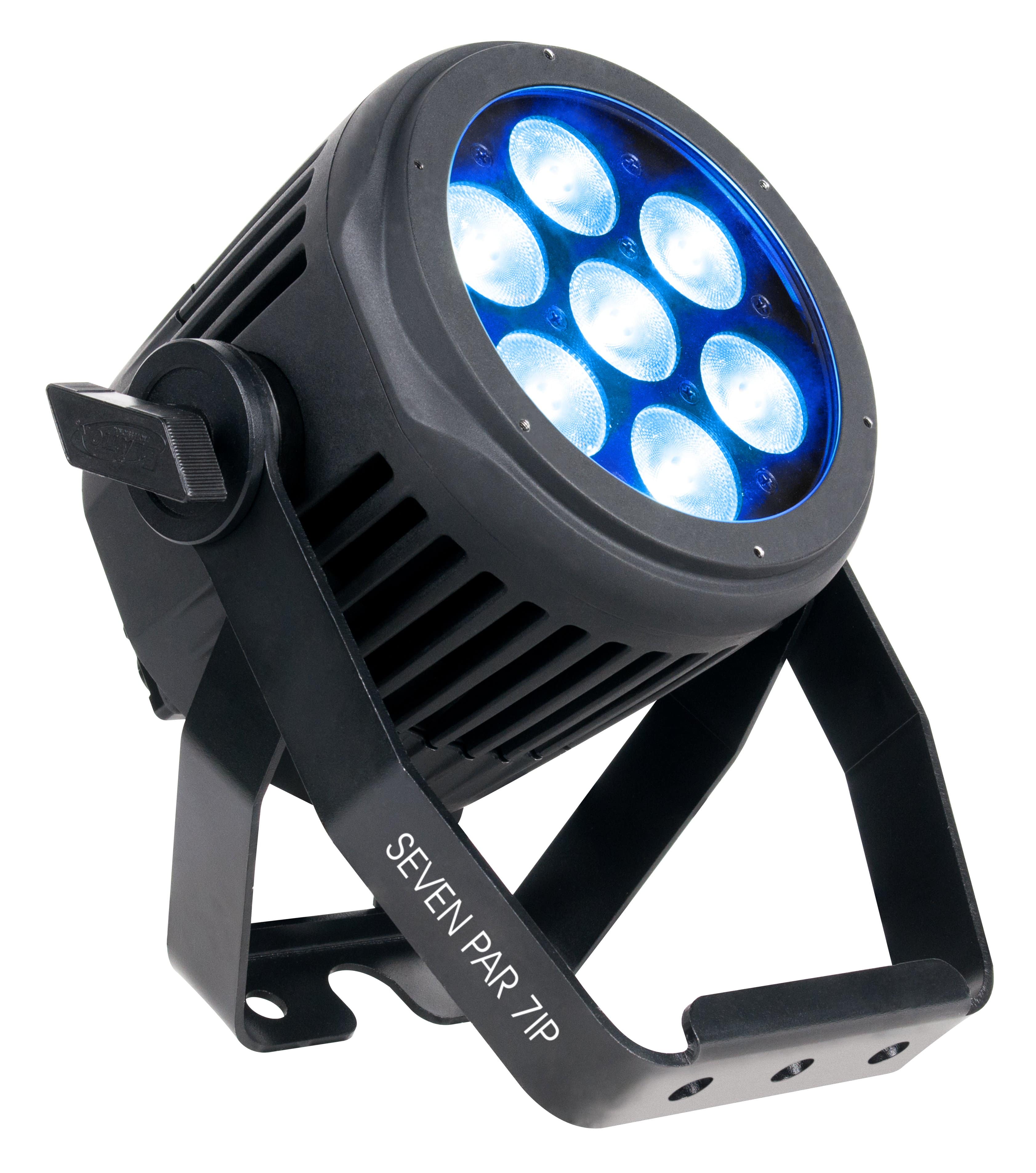 Elation Seven Par 7IP RGBAW UV Lime IP65 Par Wash Light