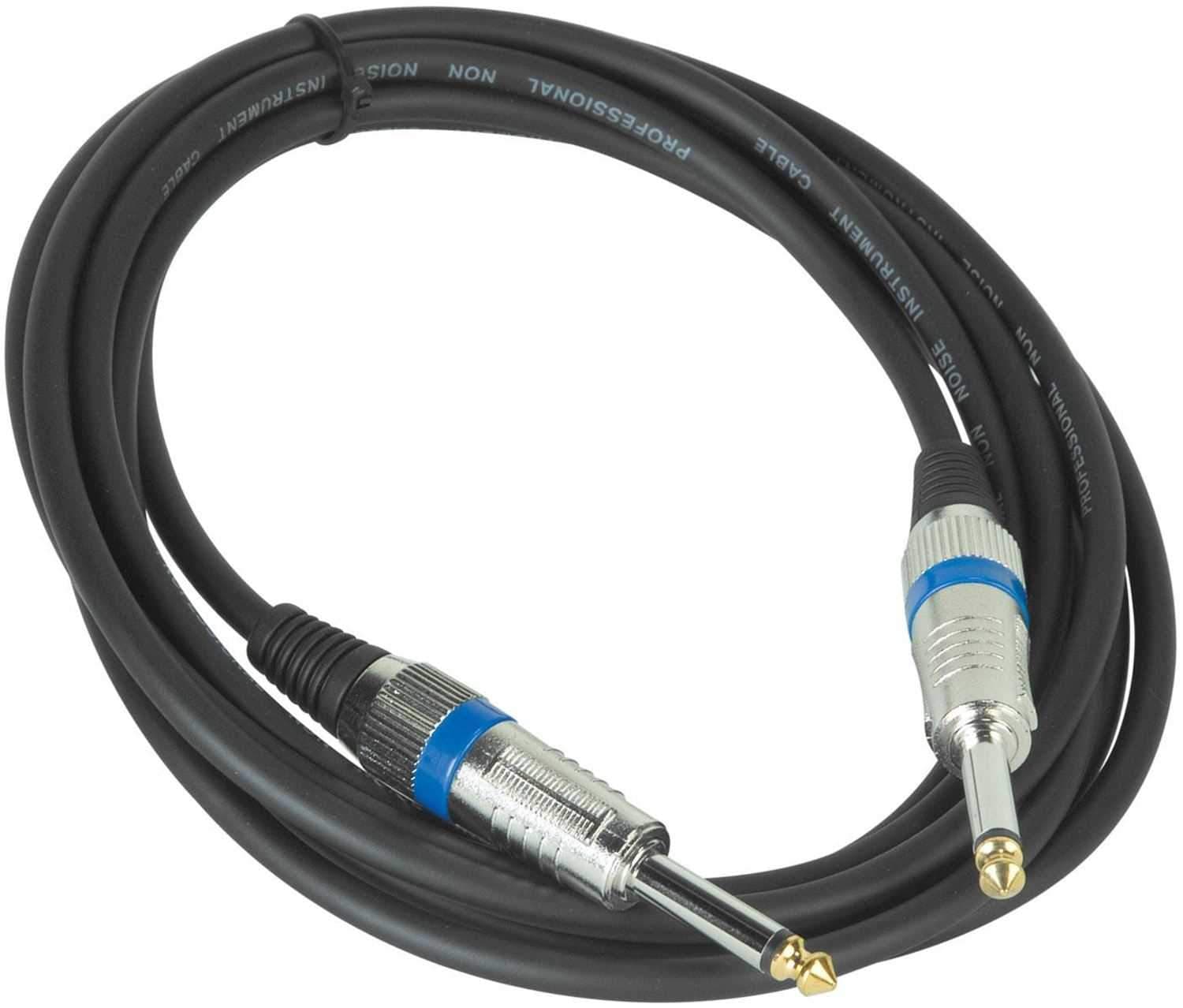Accu-Cable QTR10 10Ft Mono 1/4 (M)To 1/4(M) Cable