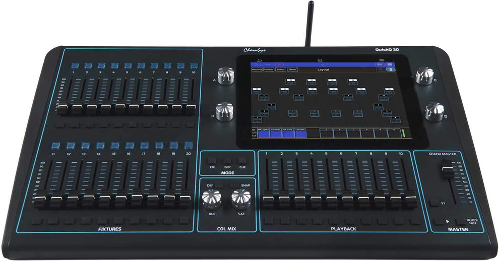 ChamSys QuickQ 20 2-Universe Compact Lighting Console