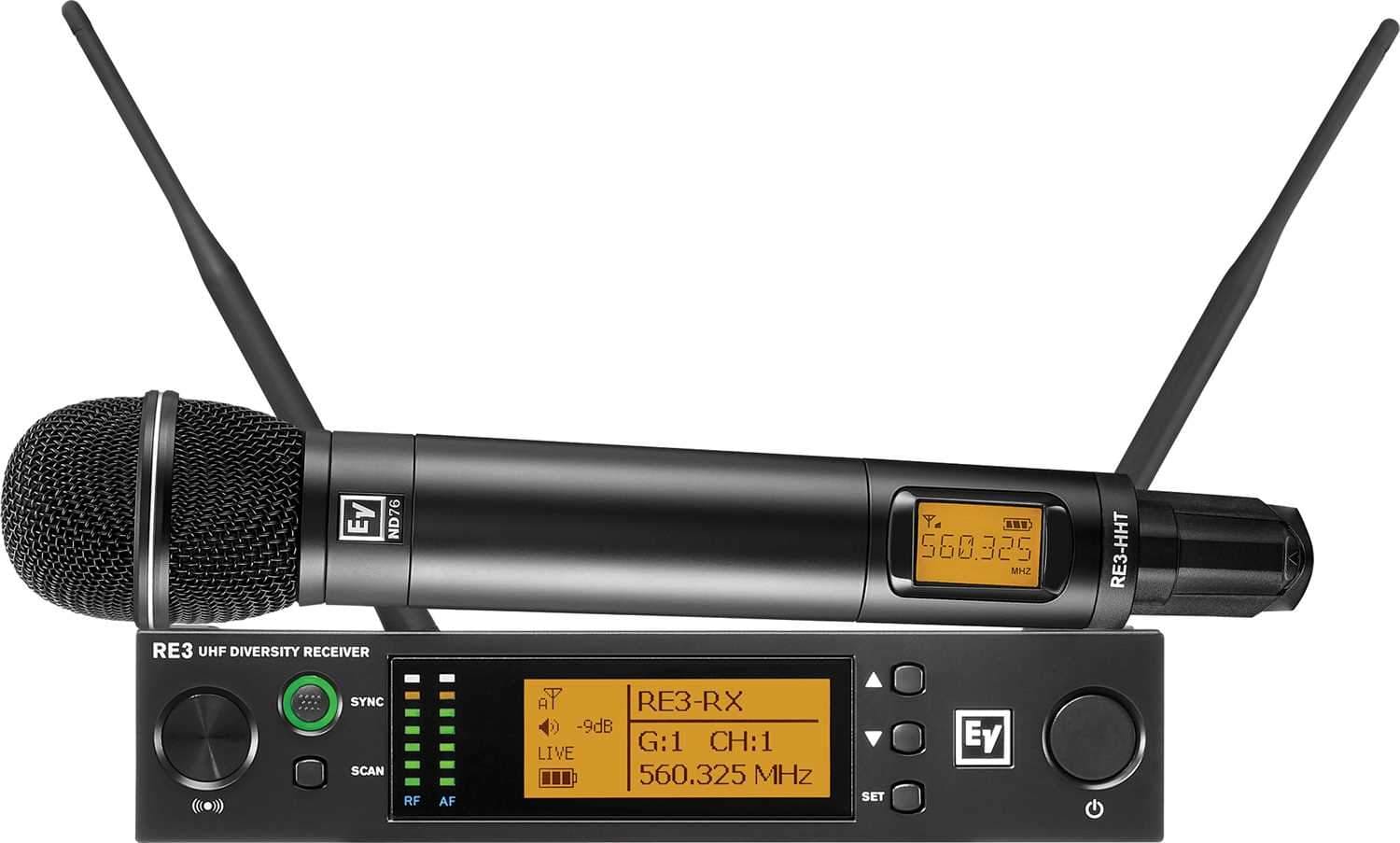 Electro-Voice RE3 ND76 5L Wireless Handheld Mic Set – Solotech