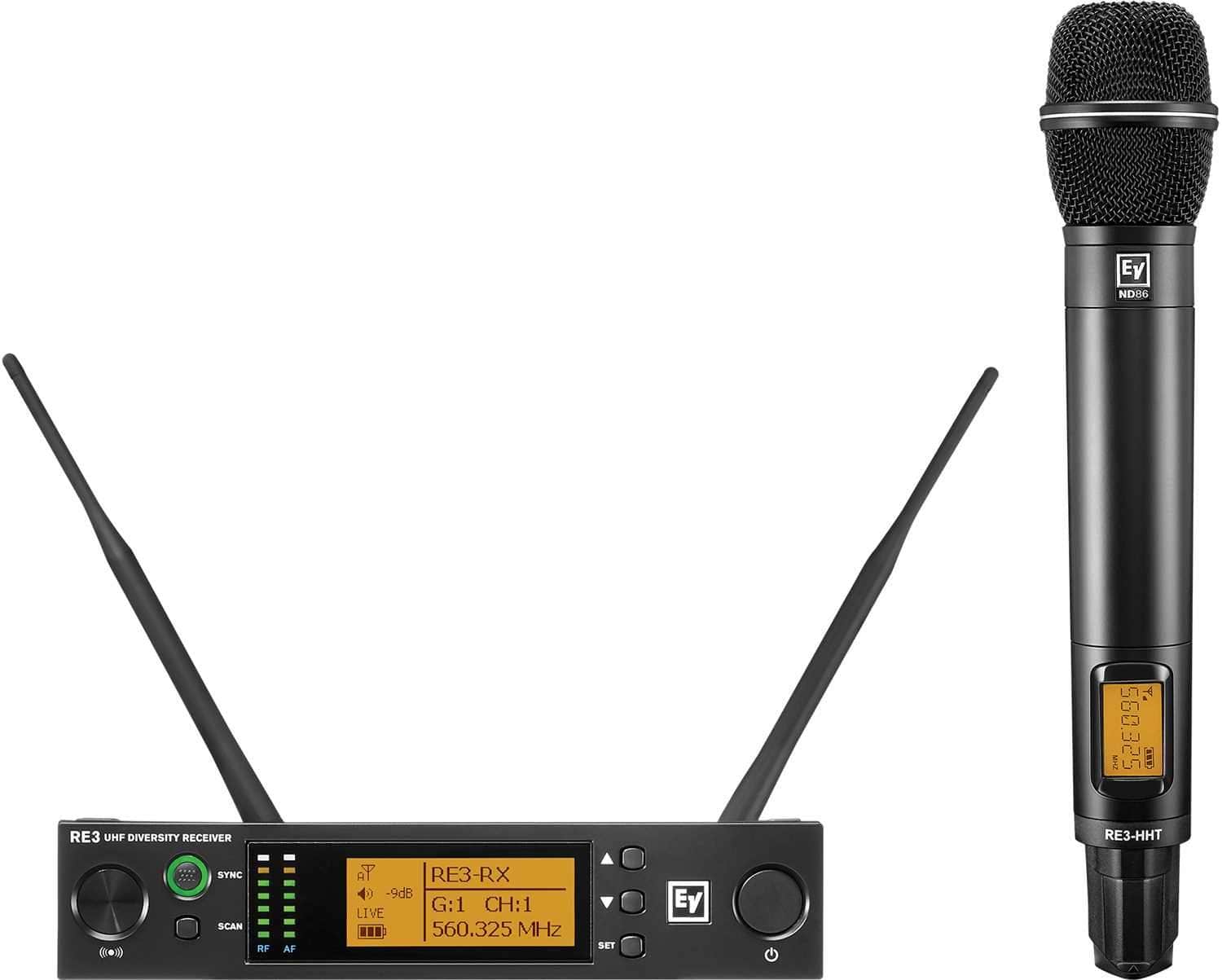 Electro-Voice RE3 ND86 5H Wireless Handheld Mic Set – Solotech
