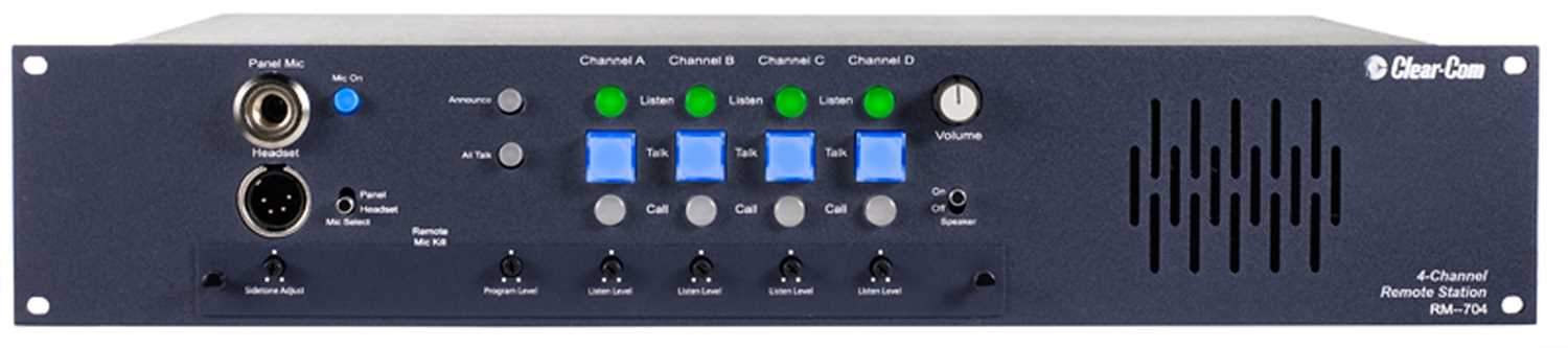 Clear-Com 4-Channel Remote Station Rack Mount