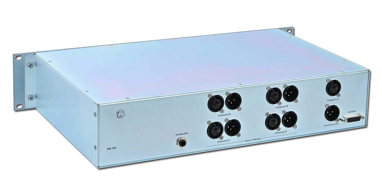 Clear-Com 4-Channel Remote Station Rack Mount