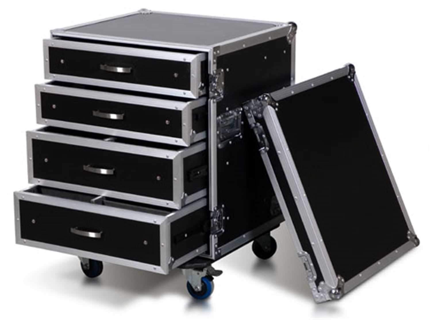 Road Ready RRD14U1C 14U Rack with Storage Drawers