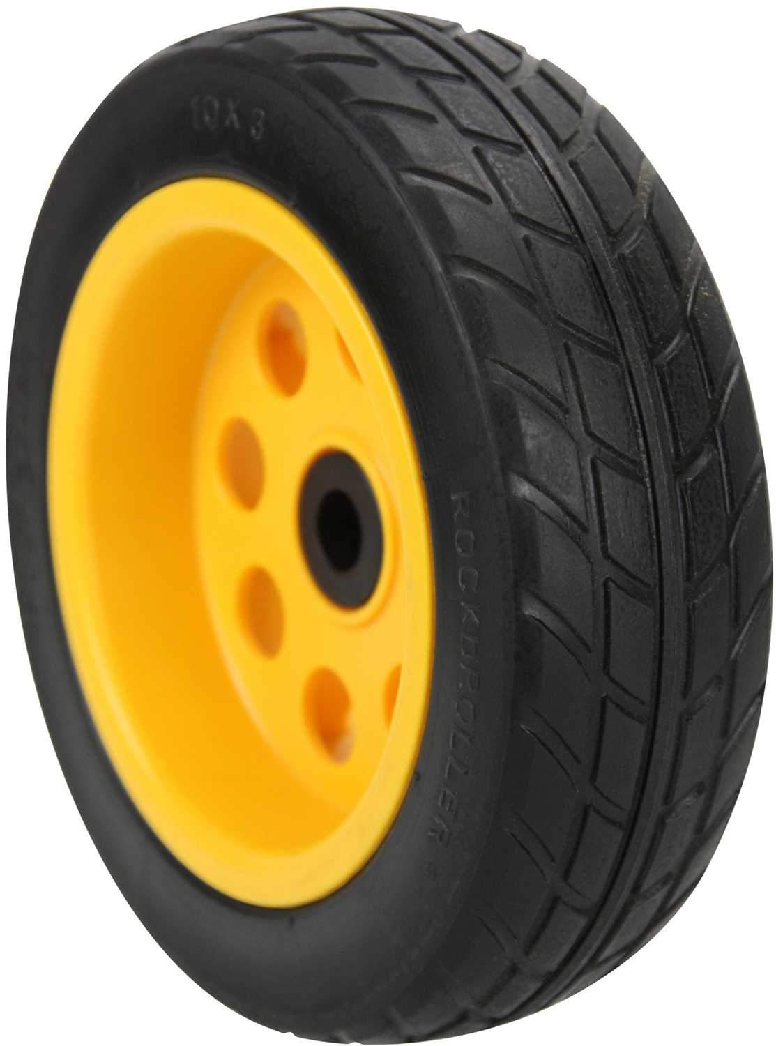 Rock N Roller RWHLO10X3 10-Inch x 3-Inch R-Trac Wheel 2-Pack
