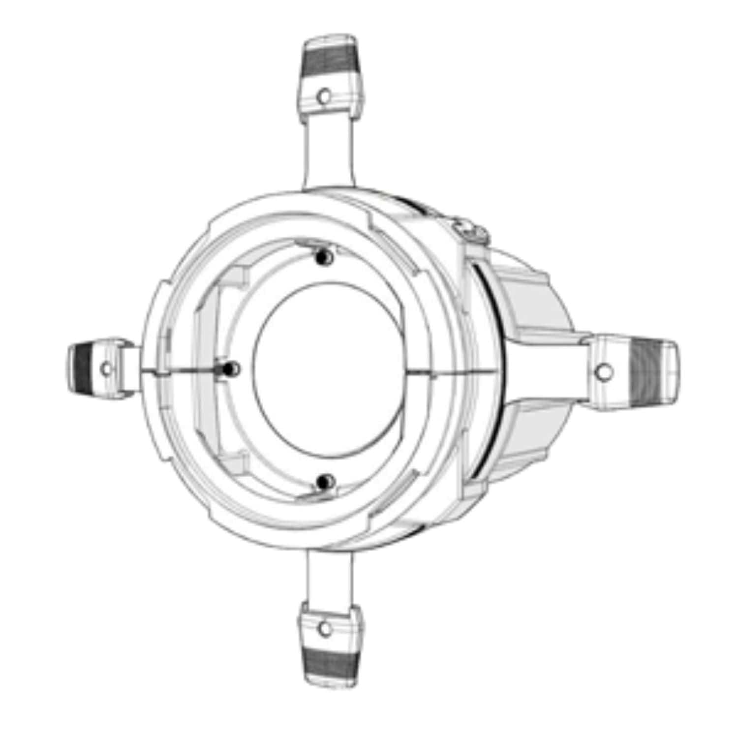 ETC S4LED-SFDI LED Soft Focus Diffuser Permanent Installation Kit ...