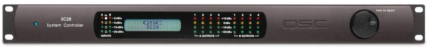 QSC SC28 2 X 8 Processor For QSC Speakers