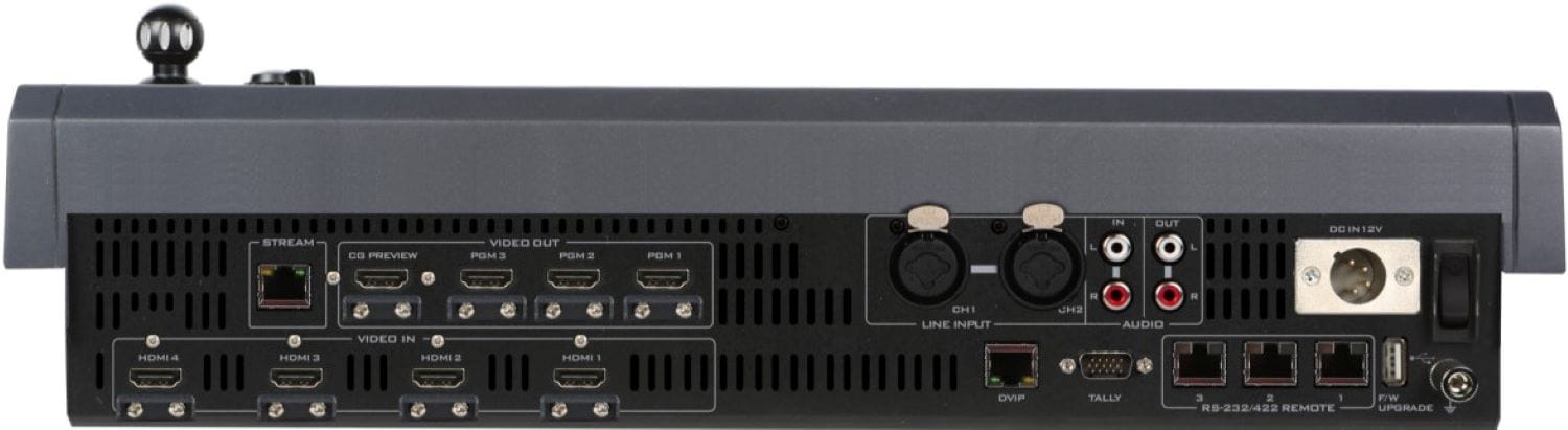 DataVideo SHOWCAST-100 4K All-In-One Single Operator Video Switcher ...