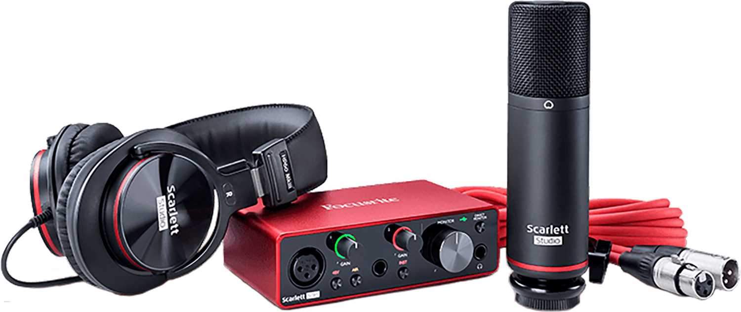Focusrite Scarlett Solo Studio 3G Recording Pack