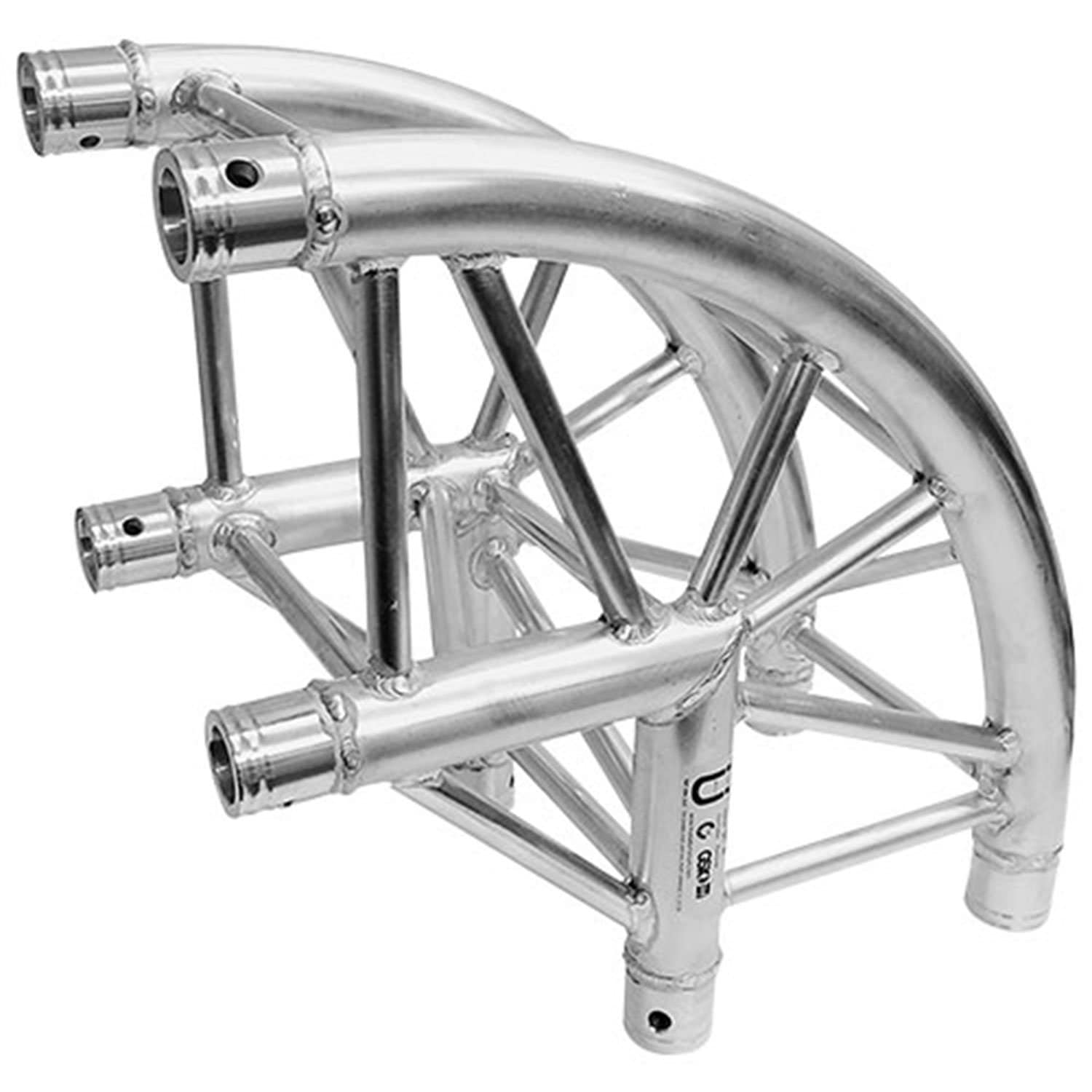 Global Truss SQ-4121-CR-L90 1.64ft (0.5m) Rounded 2 Way Truss Corner ...