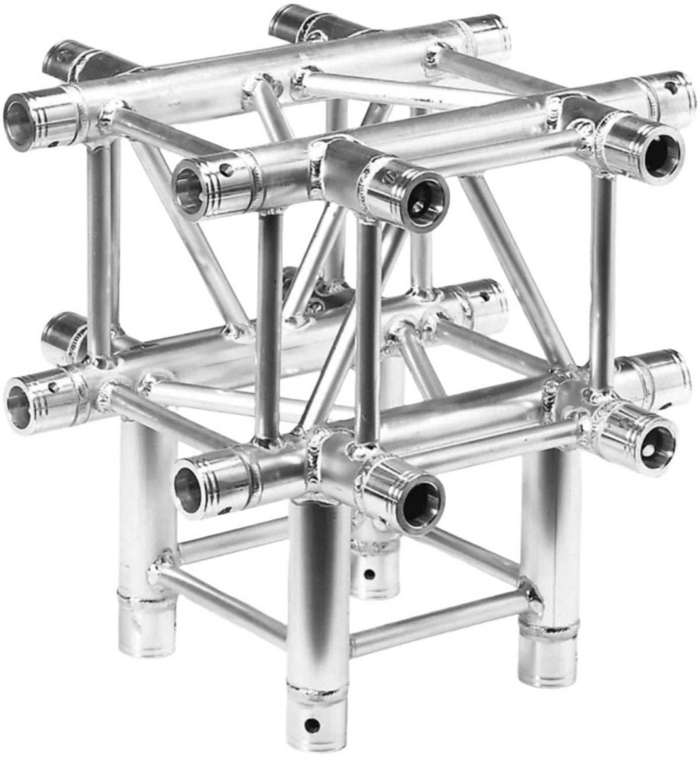 Global Truss SQ-4134 1.64Ft (.5M) Square 12-Inch F34 5-Way Truss T-Junction