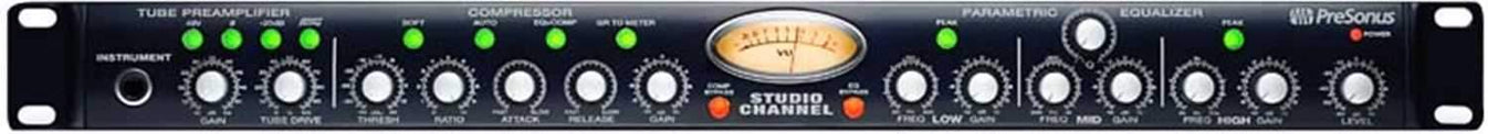 PreSonus Studio Channel Strip with Class A Vacuum Tube Preamplifier ...
