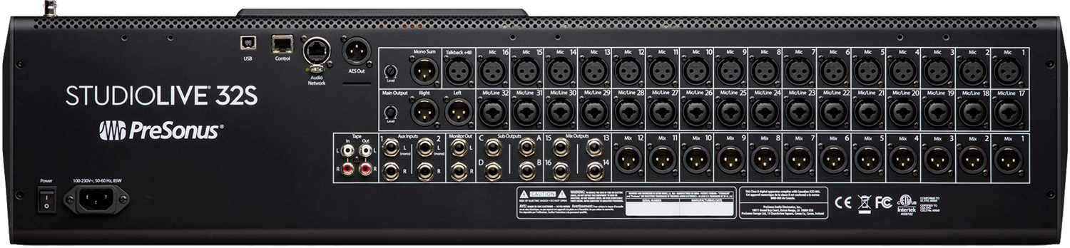 Presonus StudioLive 32S Series III 32-Channel Digital Mixer – Solotech