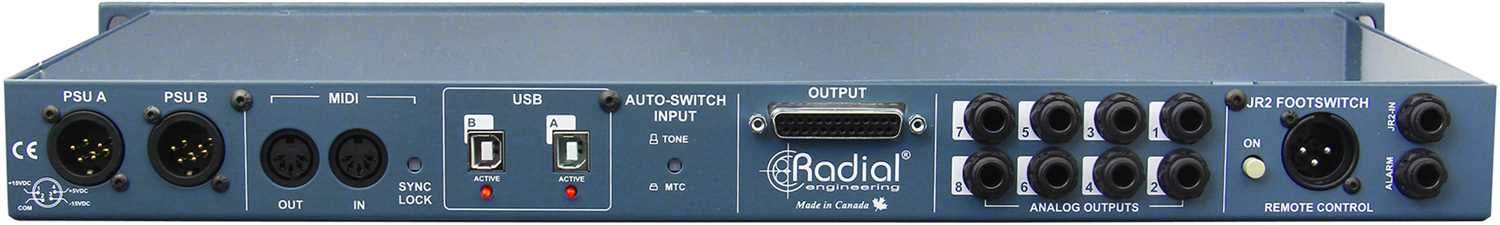 Radial SW8-USB 8-Channel USB Backing Track Auto Switcher