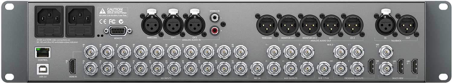 Blackmagic Design ATEM 2 M-E Production Studio 4K Switcher – Solotech