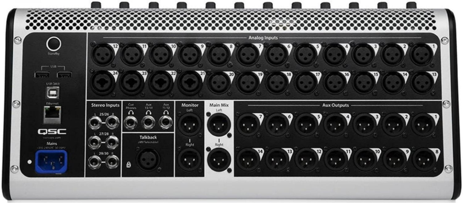 QSC TouchMix 30 Pro 32-Channel Digital Desktop Mixer | Solotech