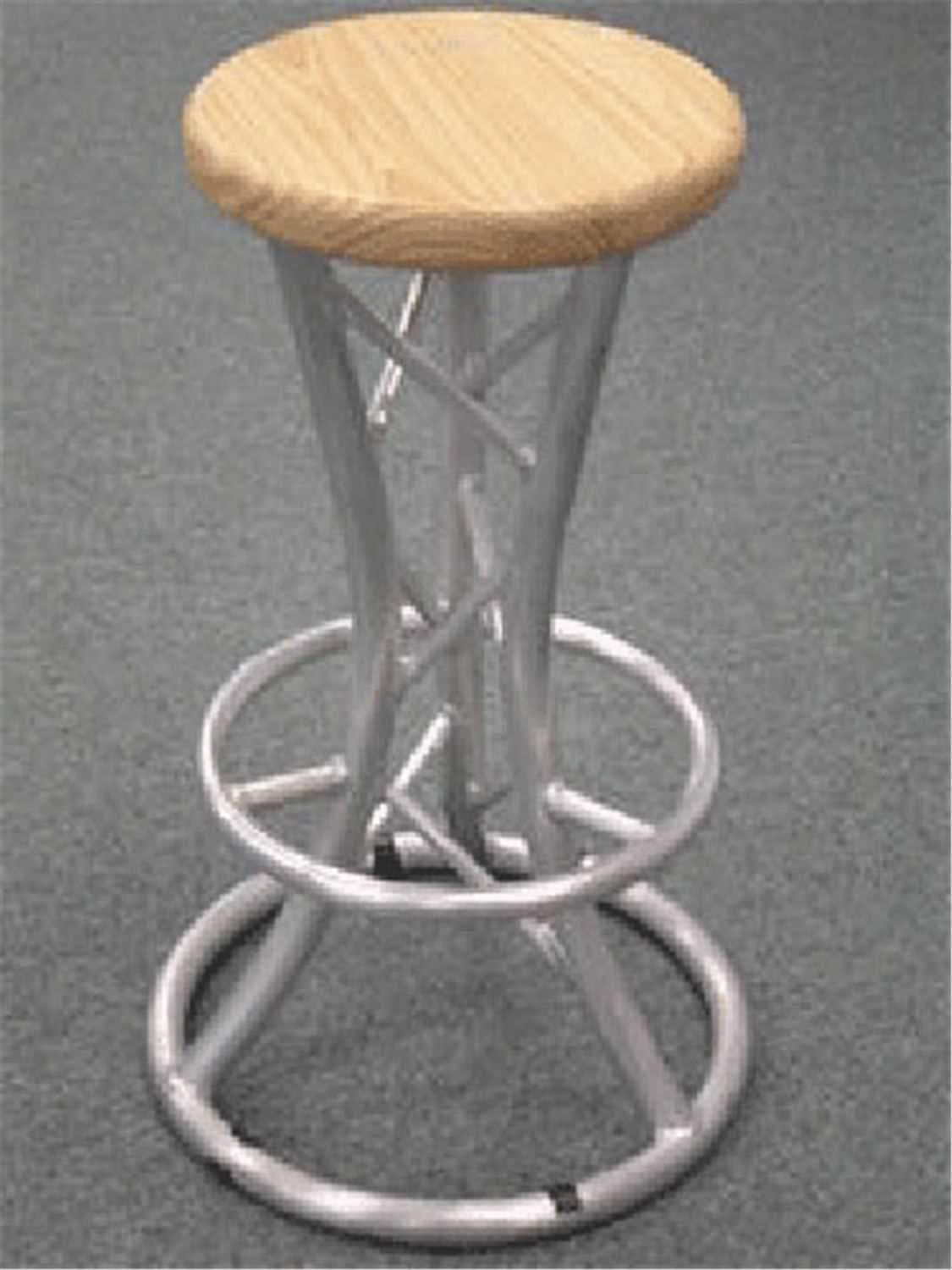 Global Truss Truss Style Bar Stool - Curved Legs – Solotech