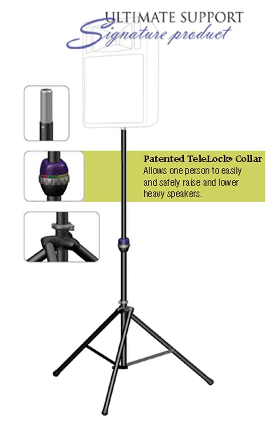 Ultimate TS99BL 9.2ft Speaker Light Stand with Level