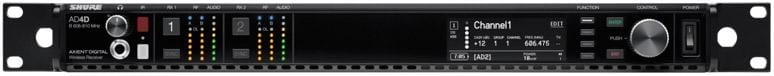 Shure AD4D 2-Ch Digital Receiver UHF 470-626Mhz