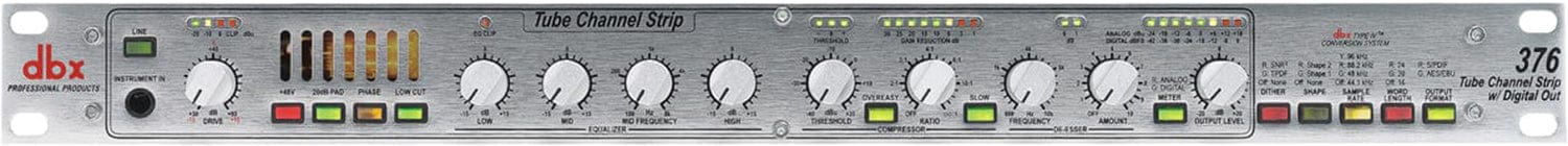 DBX 376 1-Channel Tube Microphone-Channel Strip