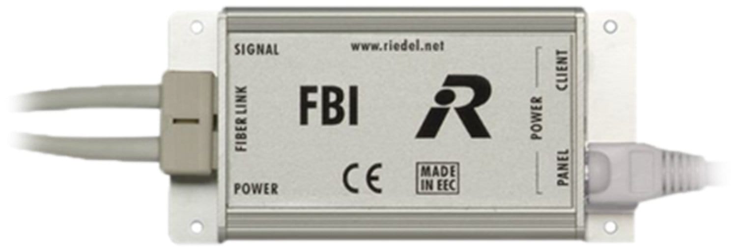 Riedel FBI Fiber Optic to 2X RJ45 Converter