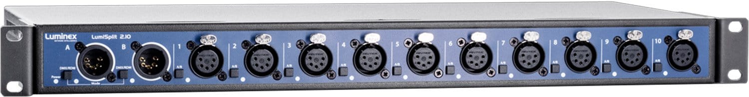 Luminex LUMISPLIT210 DMX Repeater RDM 2-In 10-Out