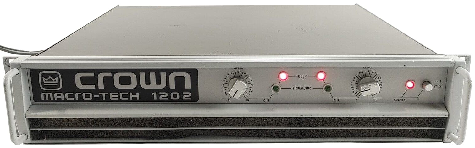 Crown Macrotech 1202 2 Channel Amplifier – Solotech