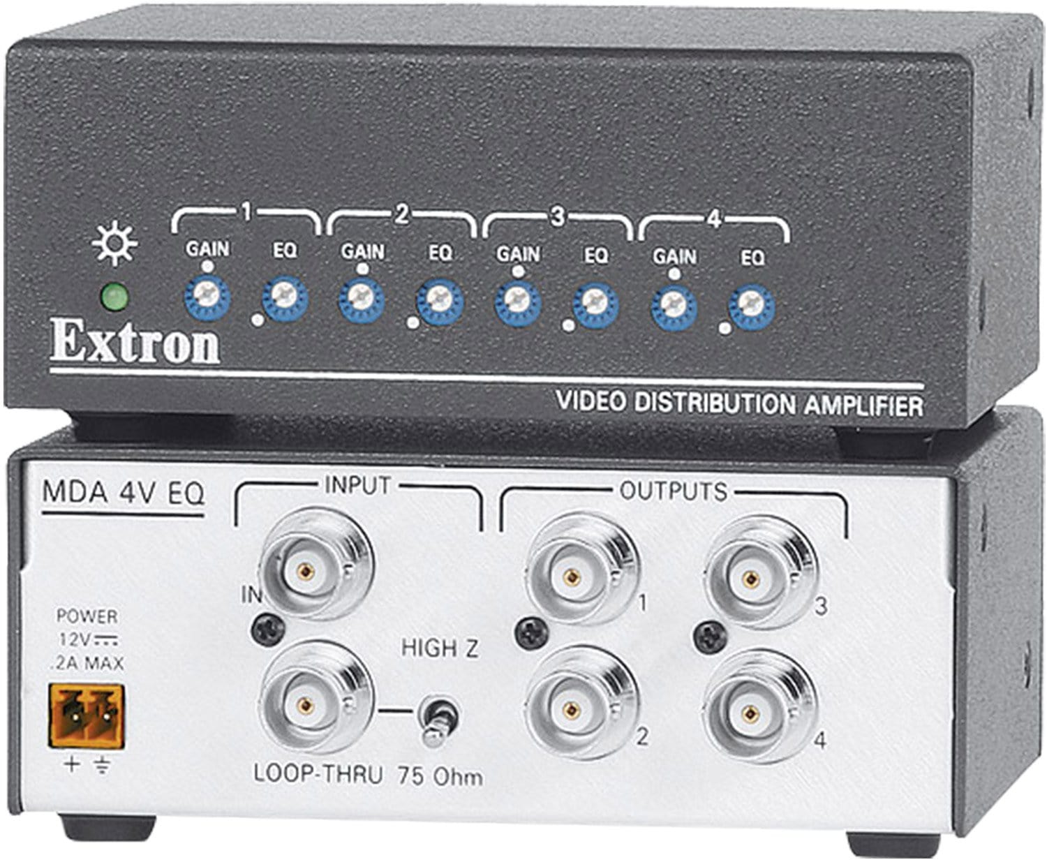 Extron MDA4VEQ 4-Out Vid Distribution Amplifier