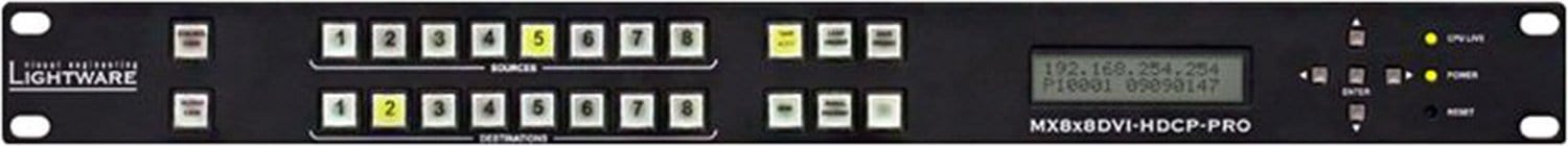 Lightware MX8X8DVIHDCP DVI 8x8 Matrix Switcher