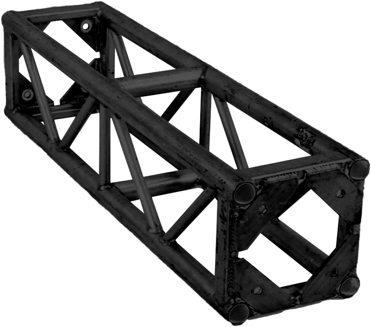 KAD TKD124BB Black 12" x 4' Bolted Kad Series Truss