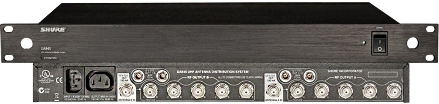 Shure UA845 Wideband UHF 5-Way Antenna & Power Distribution System