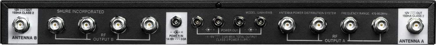 Shure UA844 Plus SWB UHF Antenna Distribution System